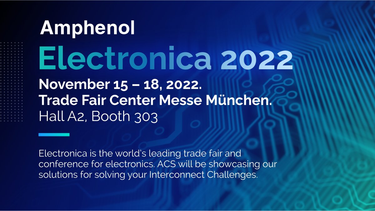 Electronica 2022 - Amphenol AUXEL